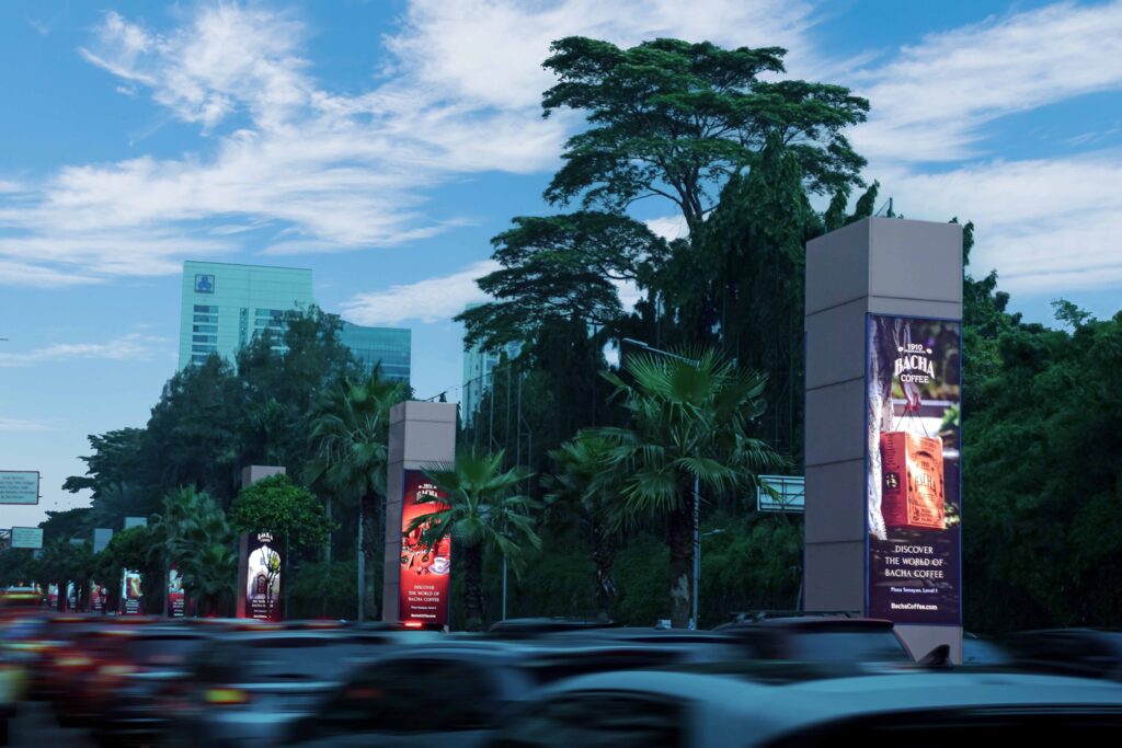 Bacha Coffee at Pillar Monorail Senayan Jakarta